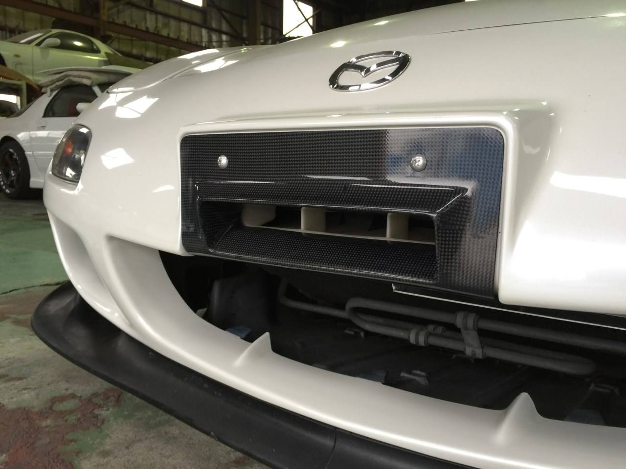 Technical Auto one's original custom RX7 FD3S intake lip Make of wet ...