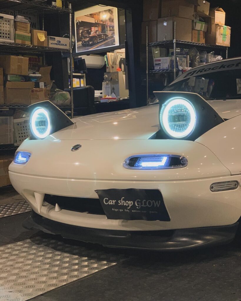 NA ユーノスロードスター用 カーショップグロウ LEDフロント コンビネーションランプ Ver.1（クリア）|CarshopGLOW